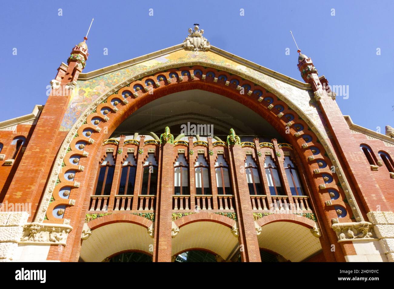 Valencia Spain Mercado Colon market Stock Photo - Alamy