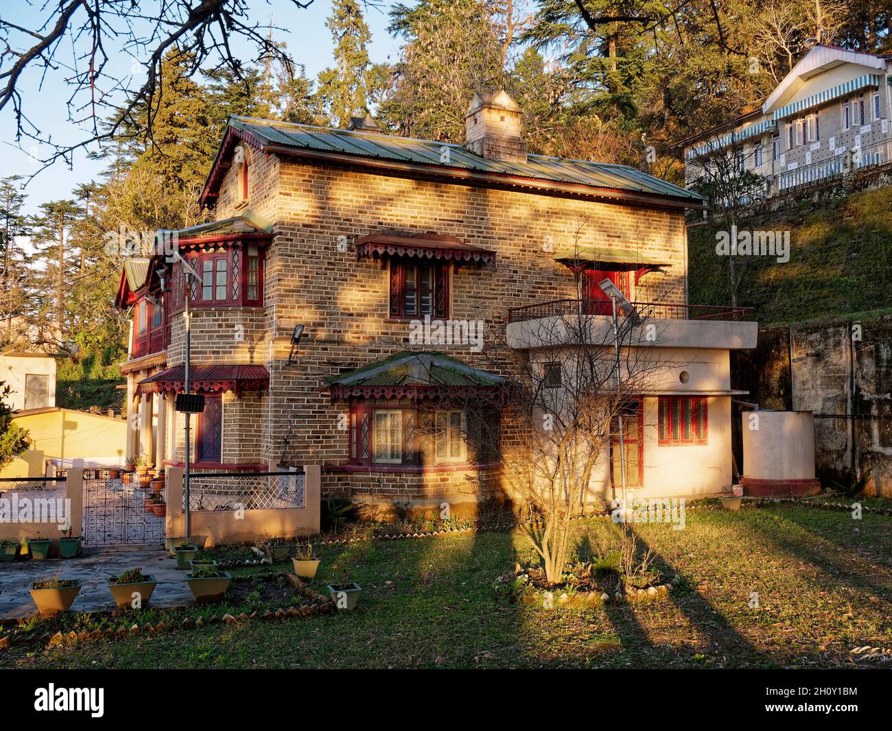 British era building now rest house at Almora state Uttarakhand India ...