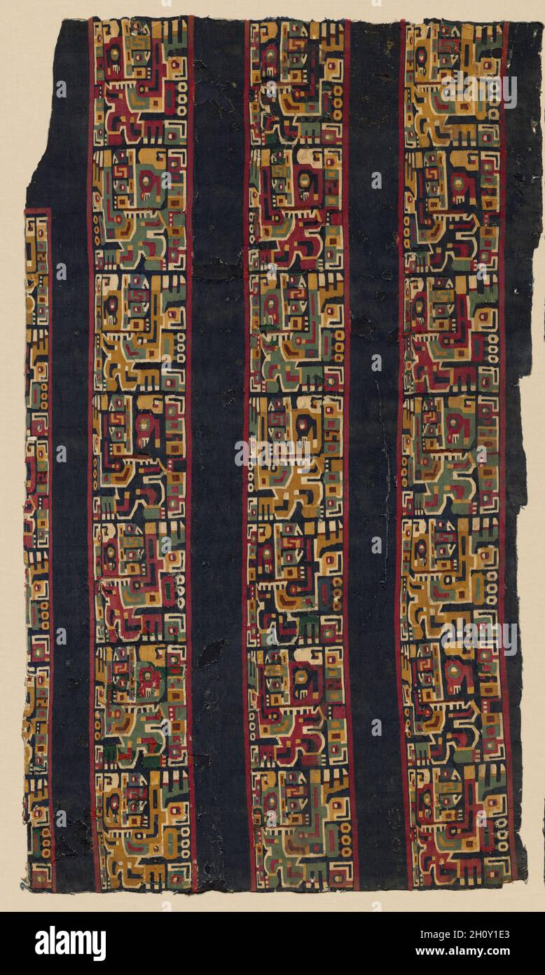 Half of a Sleeved Tunic, c. 500-1000. Central Andes, Middle Horizon ...