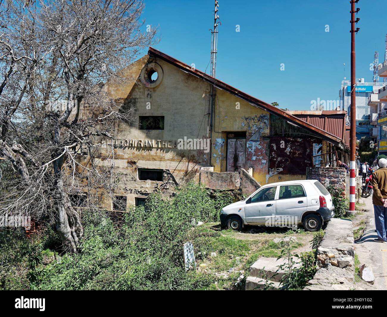 Lachiram Theatre building in Almora Mall road Stock Photo - Alamy