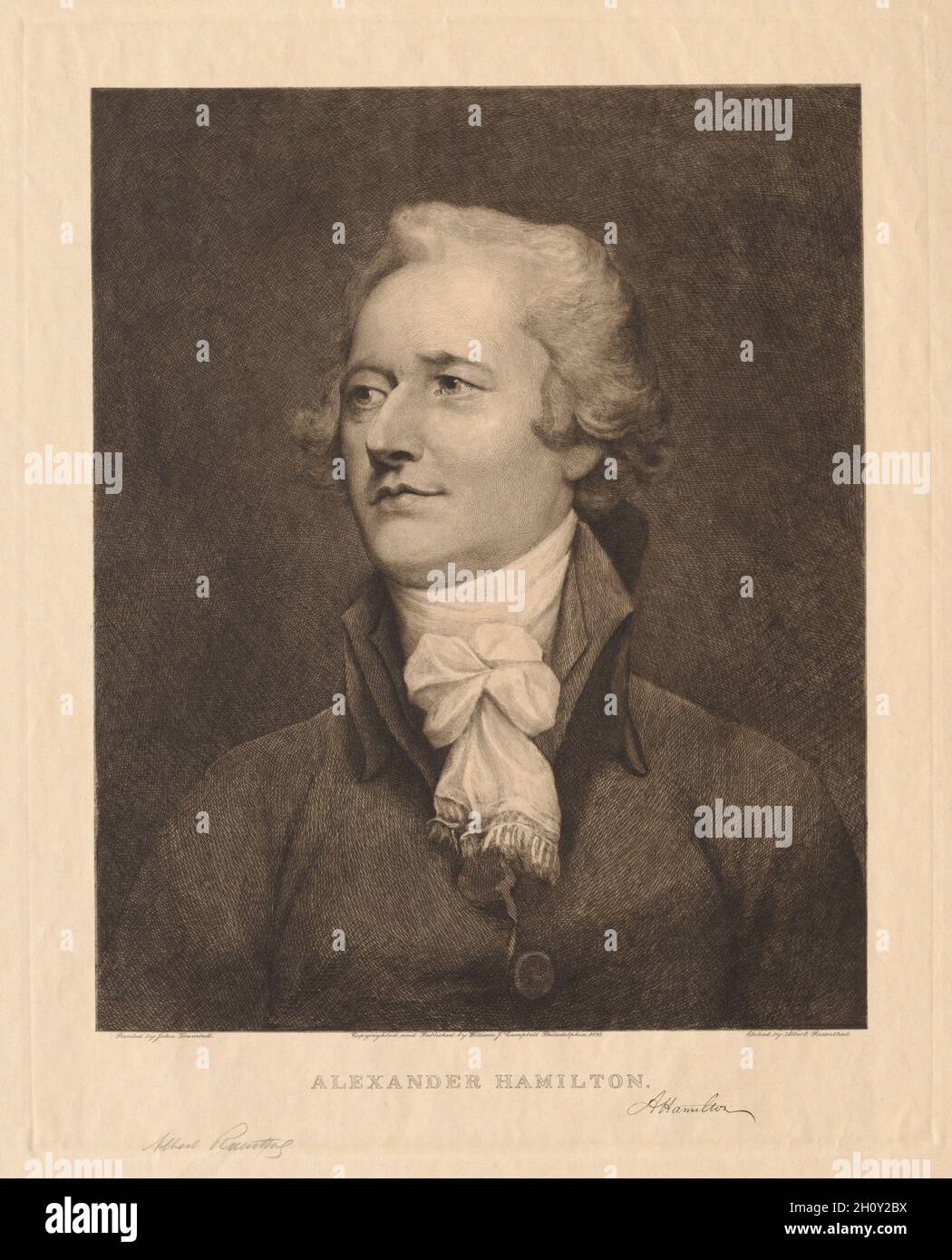 Alexander Hamilton, 1895. Albert Rosenthal (American, 1863-1939 ...