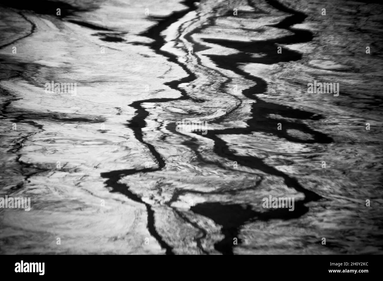 Grayscale shot of water Stock Photo - Alamy