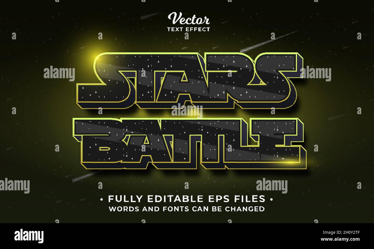 Space text word title Stock Vector Images - Alamy