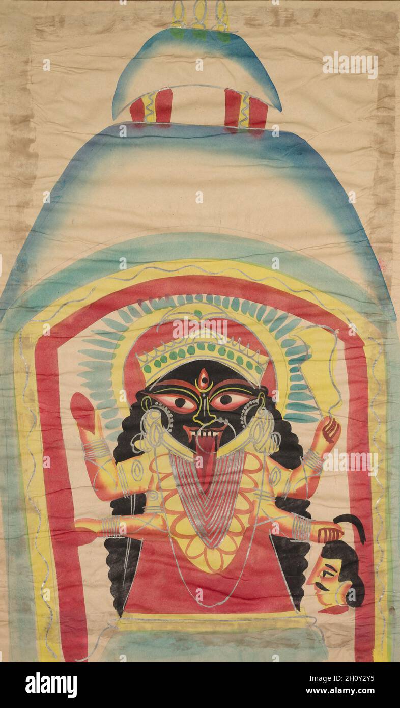 Kalighat painting hi-res stock photography and images - Alamy