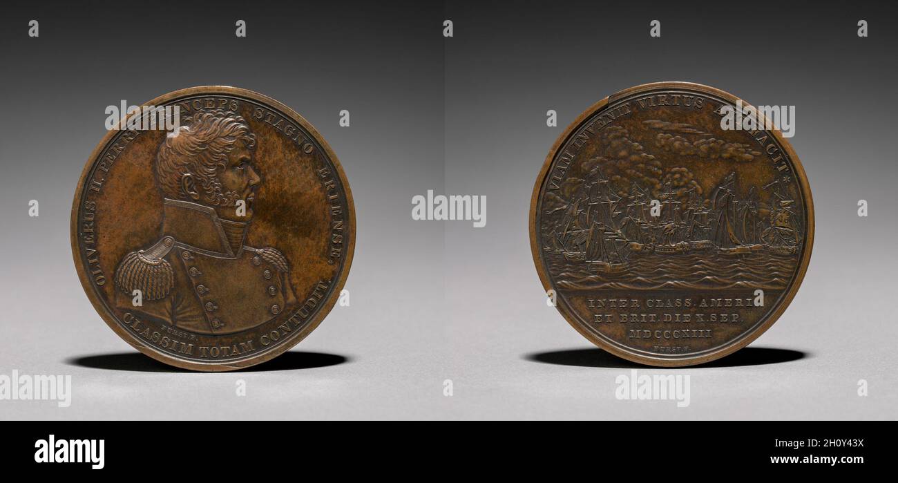 Medal Commemorating Commodore Oliver Hazard Perry (1785-1819) and the ...