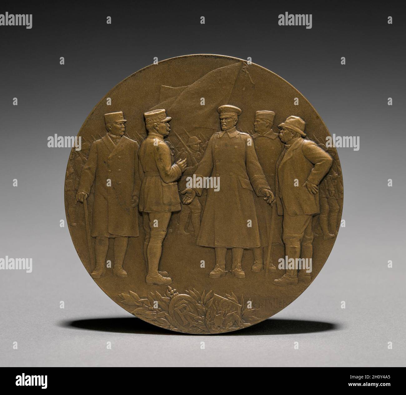 Pershing Medal (obverse), 1900s. Charles Philippe Germain Aristide ...