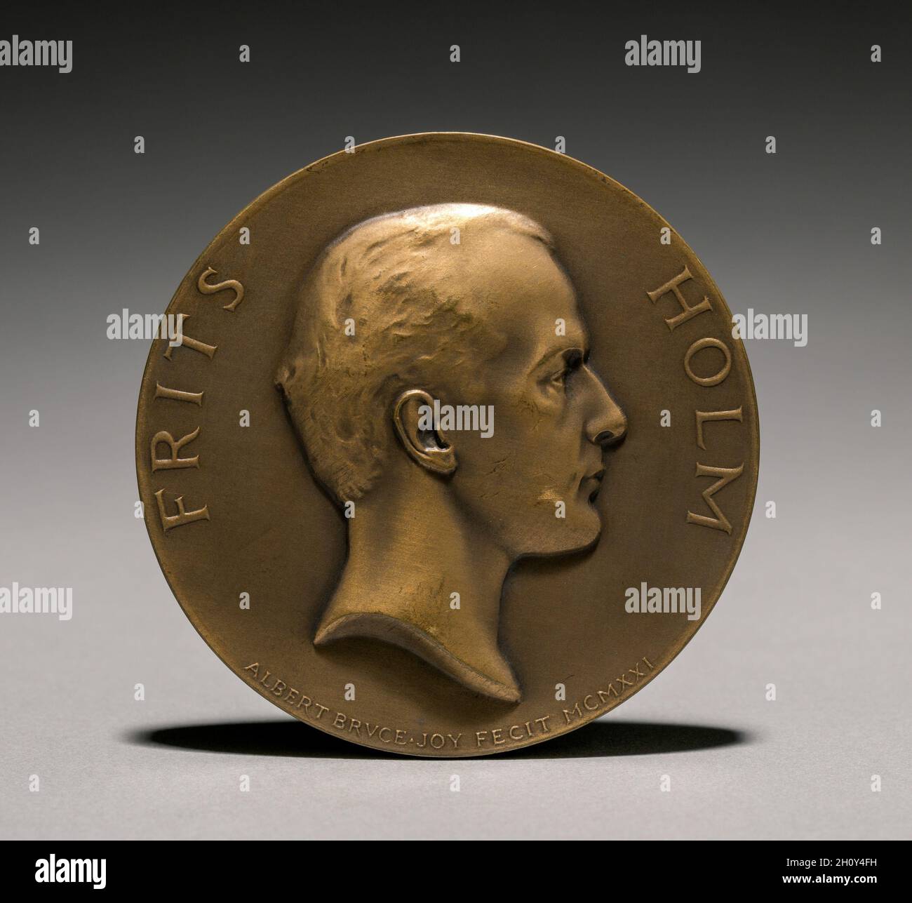 Medal, 1921. Albert Bruce-Joy (British, 1842-1924). Bronze; overall: 6. ...