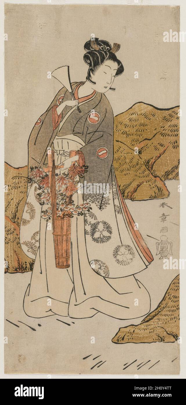 Japanese woodblock print temple hi-res stock photography and images - Alamy