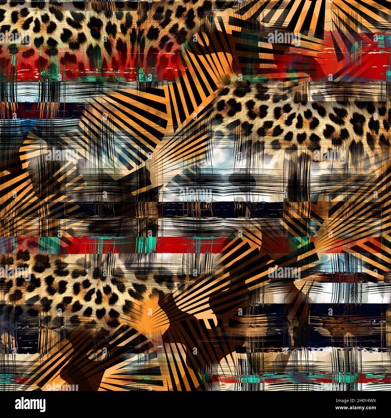 textile fashion prints, modern designs Stock Photo - Alamy