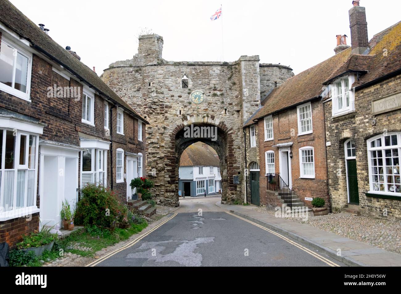 The Landgate arch in Rye East Sussex England Great Britain UK KATHY ...