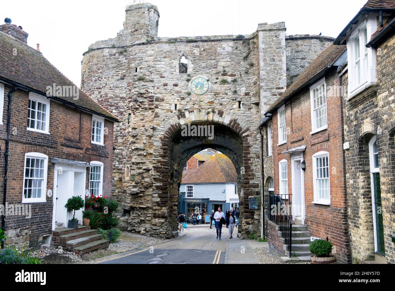 The Landgate arch in Rye East Sussex England Great Britain UK KATHY ...