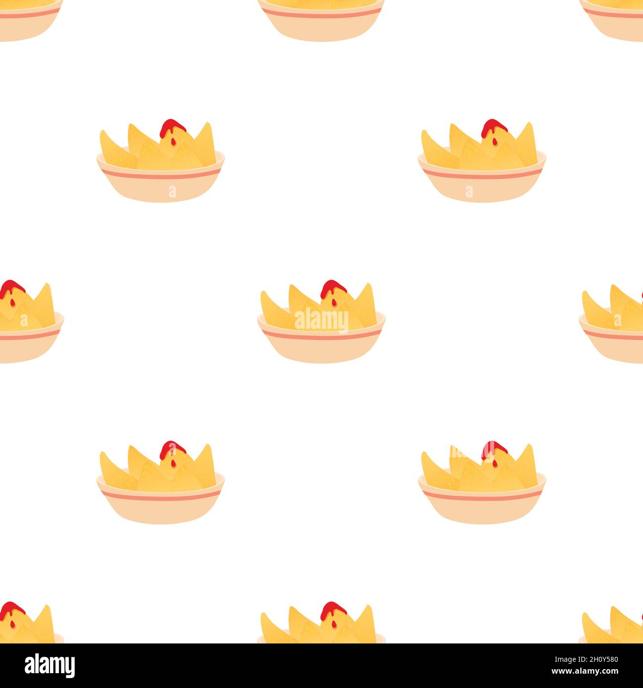 Nacho pattern seamless background texture repeat wallpaper geometric ...