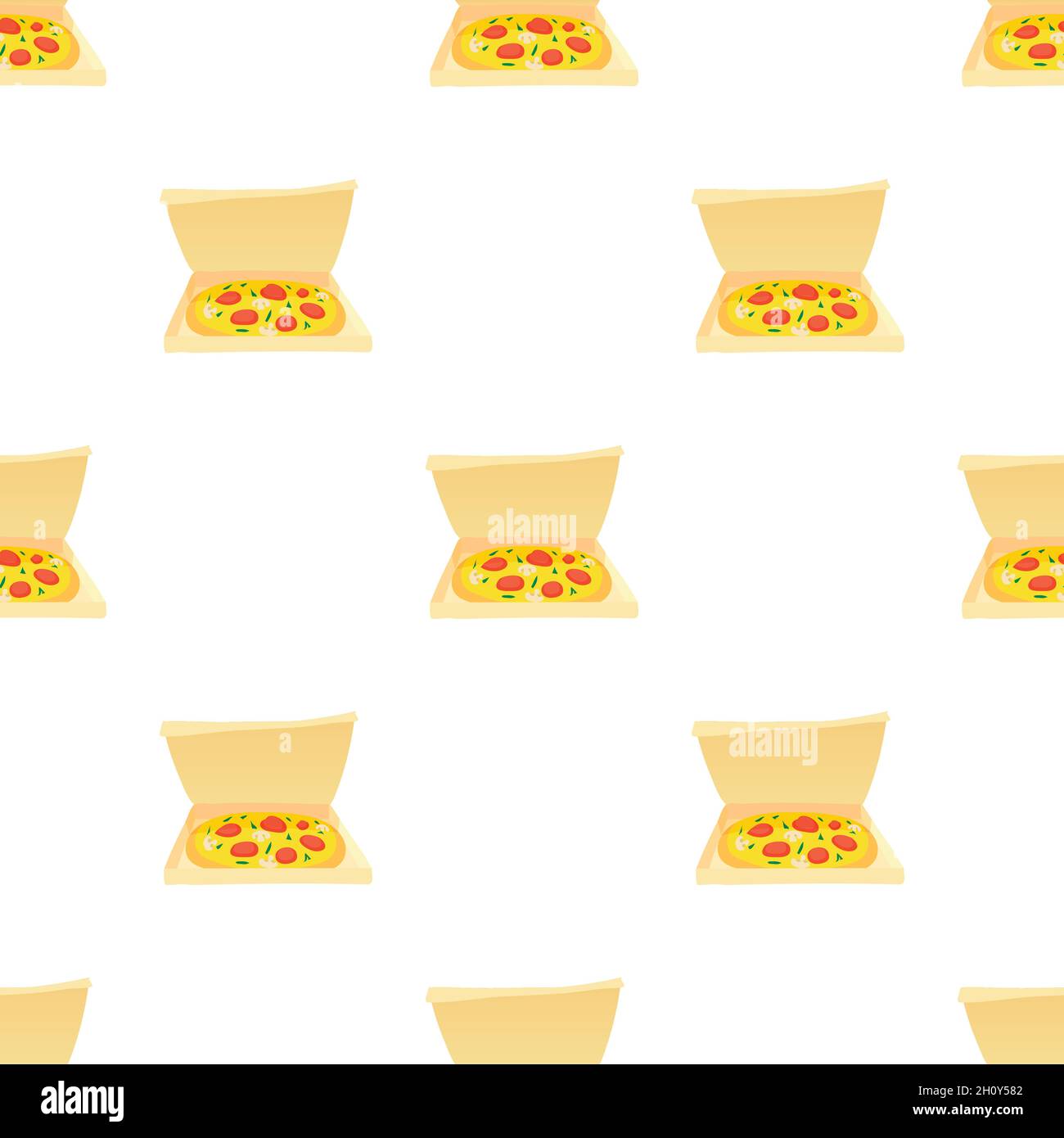 Pizza pattern seamless background texture repeat wallpaper geometric ...