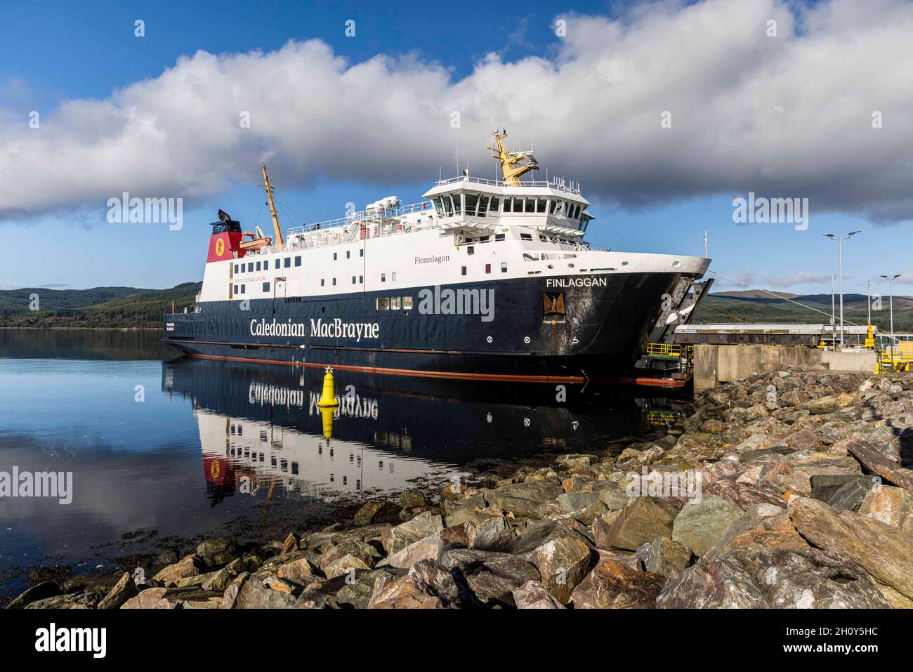 Kennacraig Ferry Port, United Kingdom. 15th Oct, 2021. Pictured: Clouds ...