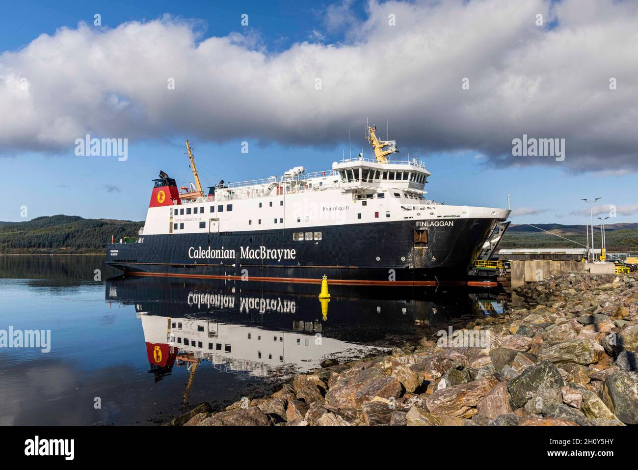 Kennacraig Ferry Port, United Kingdom. 15th Oct, 2021. Pictured: Clouds ...