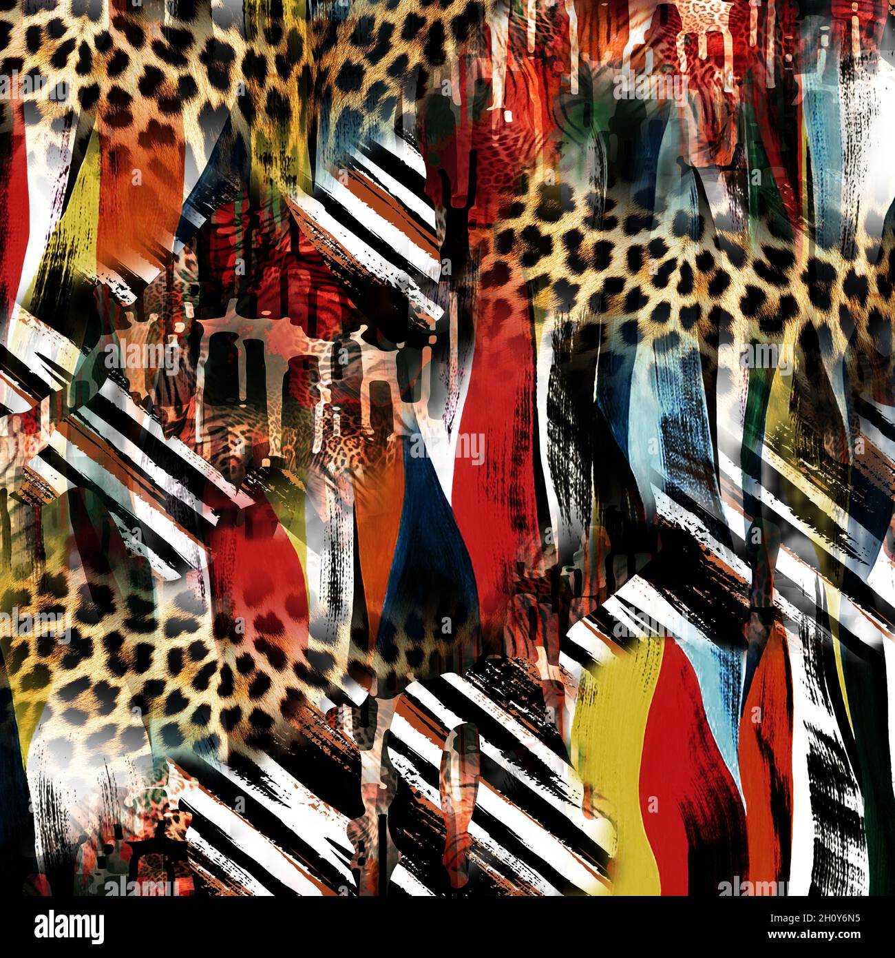 textile fashion prints, modern designs Stock Photo - Alamy