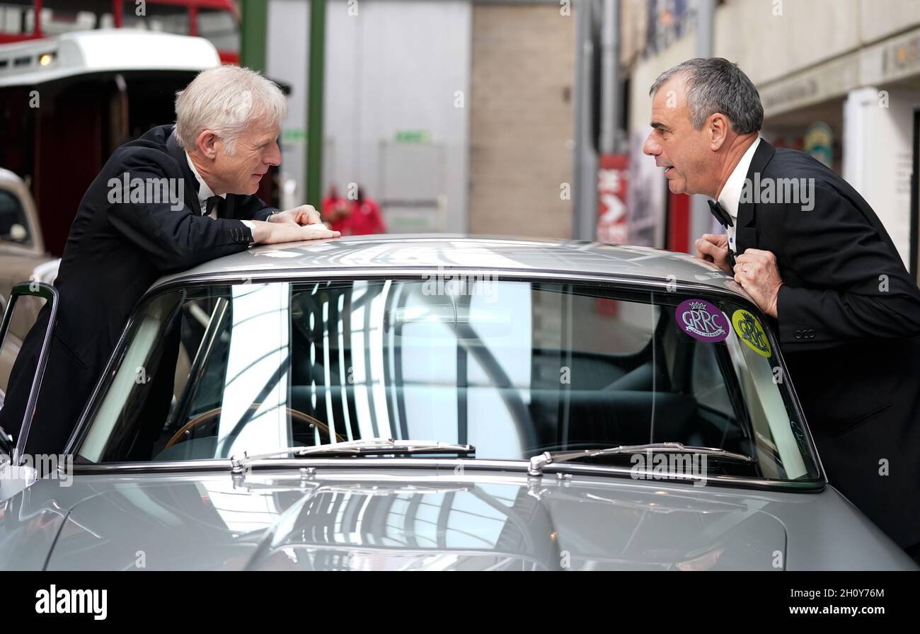 Lord Montagu of Beaulieu (left) chats with Chris Corbould, special ...