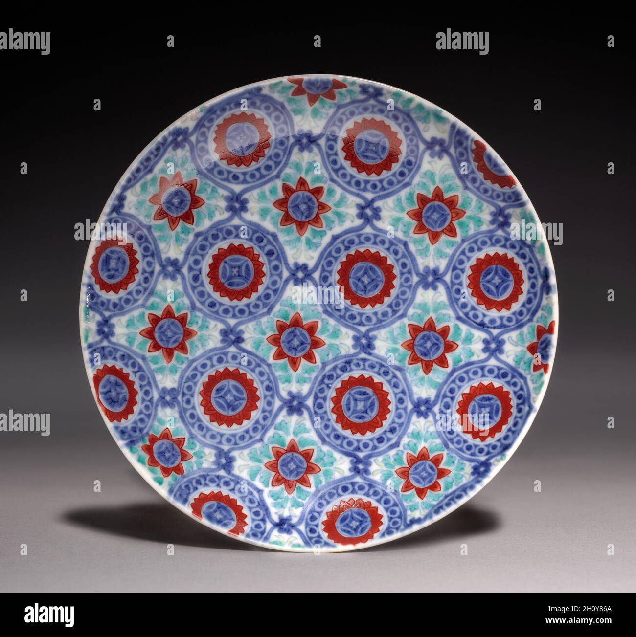 Porcelain with underglaze blue nabeshima ware hi-res stock photography ...