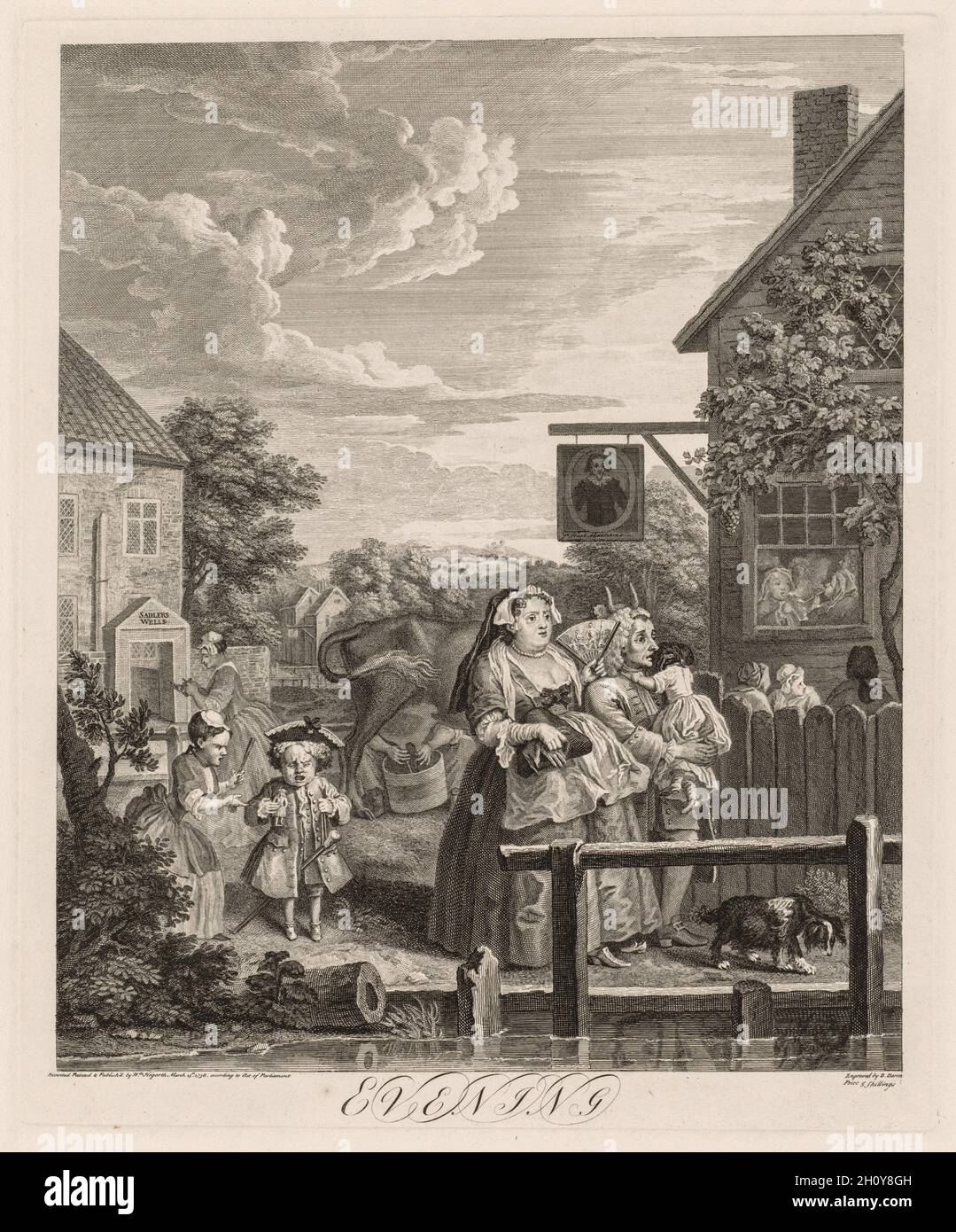 Hogarth, four times of the day hi-res stock photography and images - Alamy
