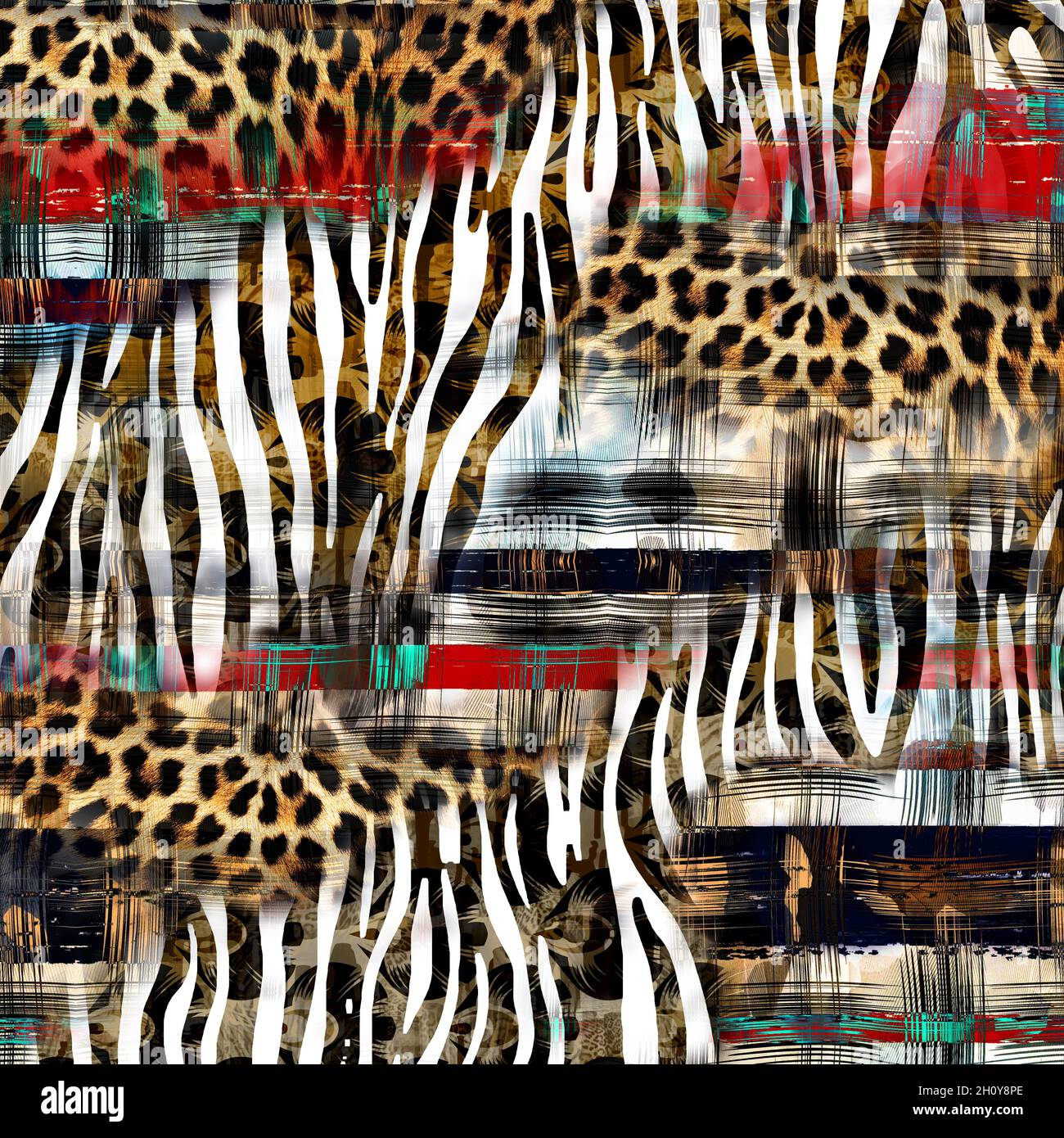 textile fashion prints, modern designs Stock Photo - Alamy