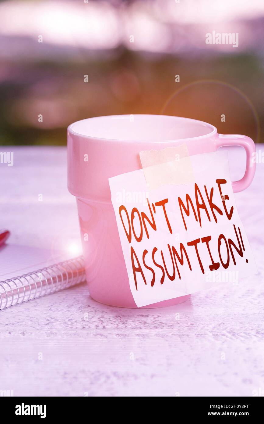 Wrong assumption hi-res stock photography and images - Alamy