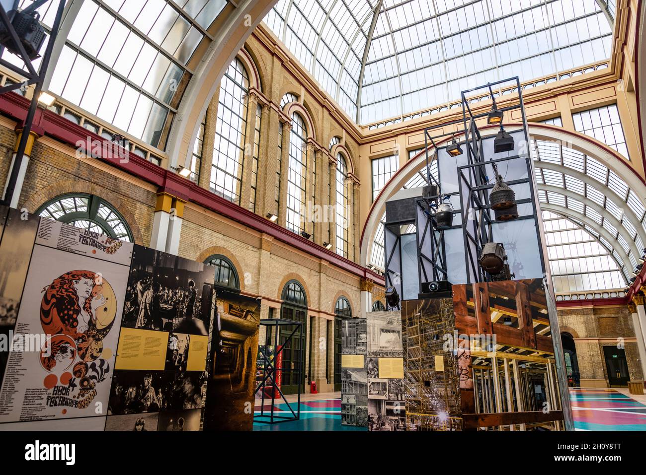 History of television exhibition, East Court interior, Alexandra Palace ...