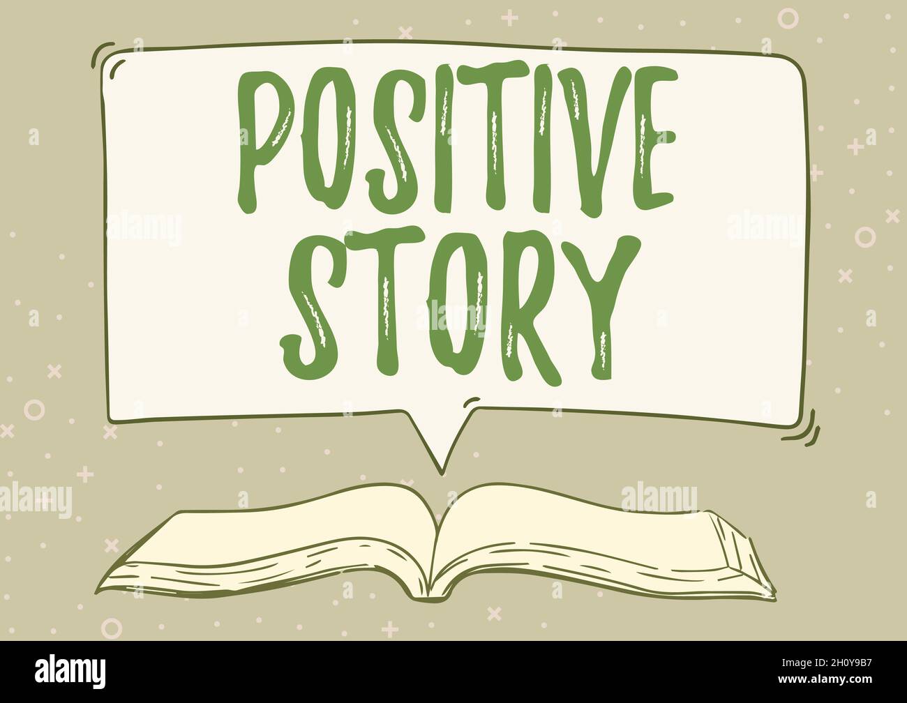 Writing displaying text Positive Story. Business approach Meaningful ...