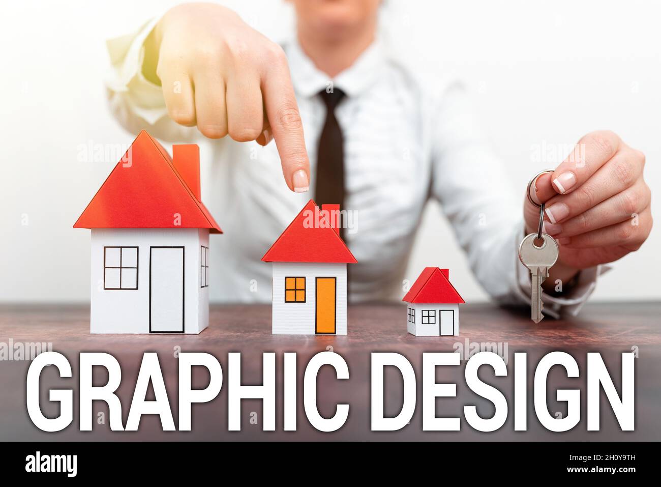 Hand writing sign Graphic Design. Business showcase art or skill of ...