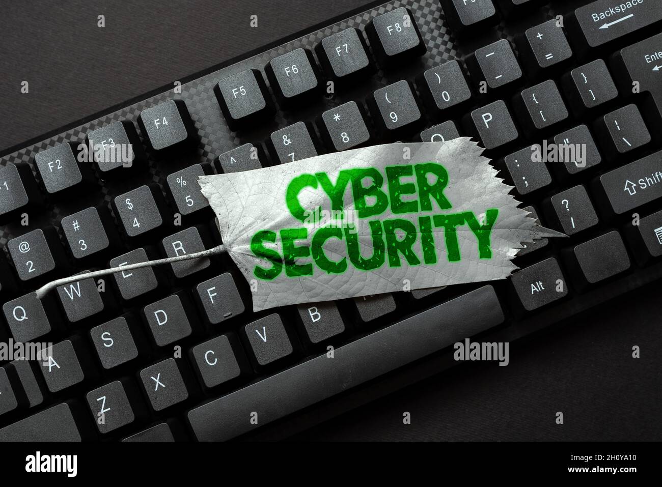 Hand writing sign Cyber Security. Business showcase Protect a computer ...