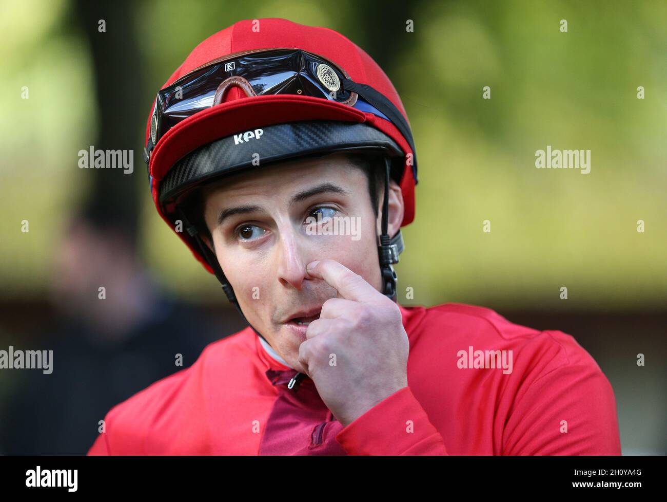 Jockey William Buick before the first race during the Casumo Flat ...