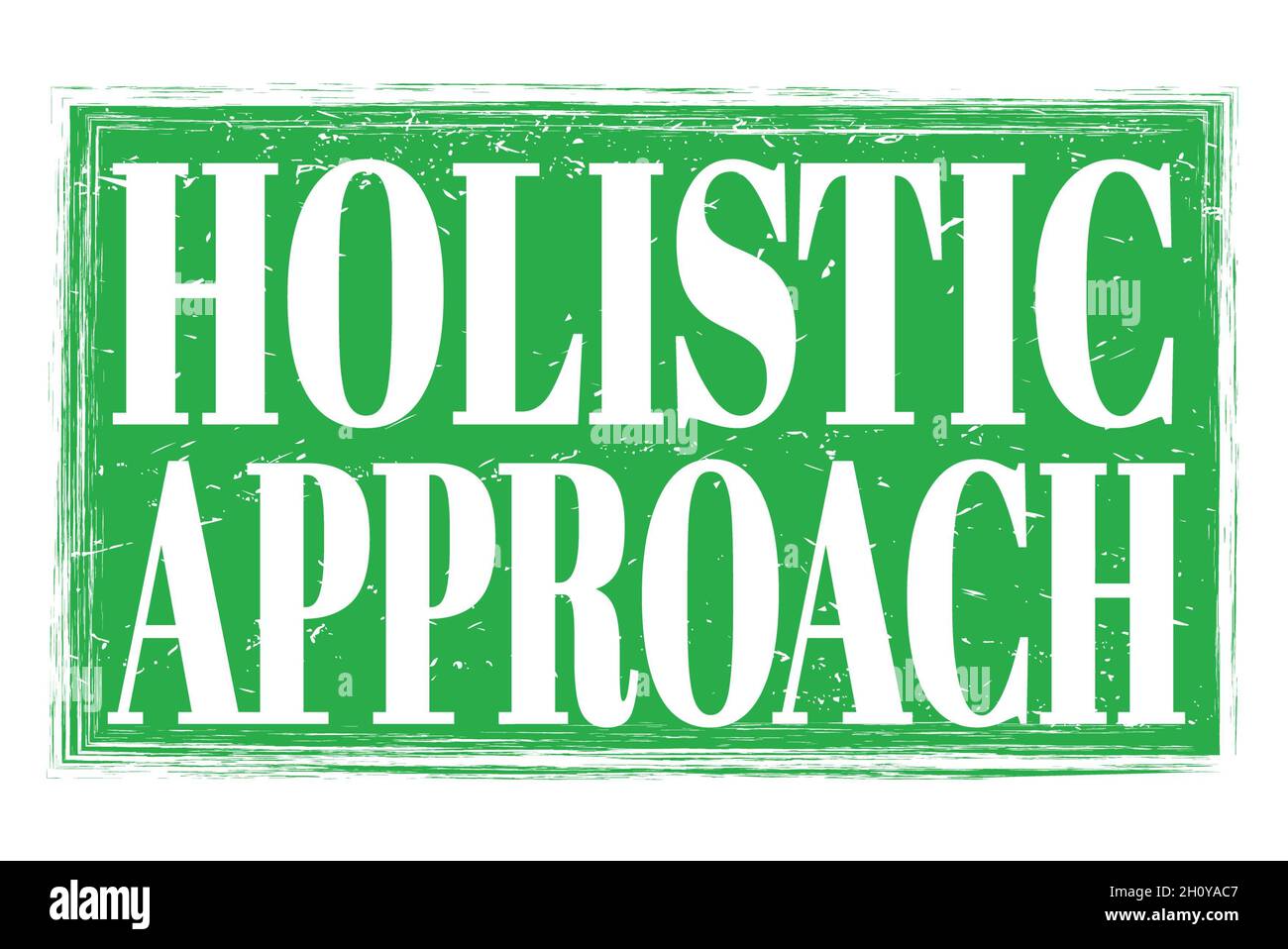 Holistic approach stamp hi-res stock photography and images - Alamy