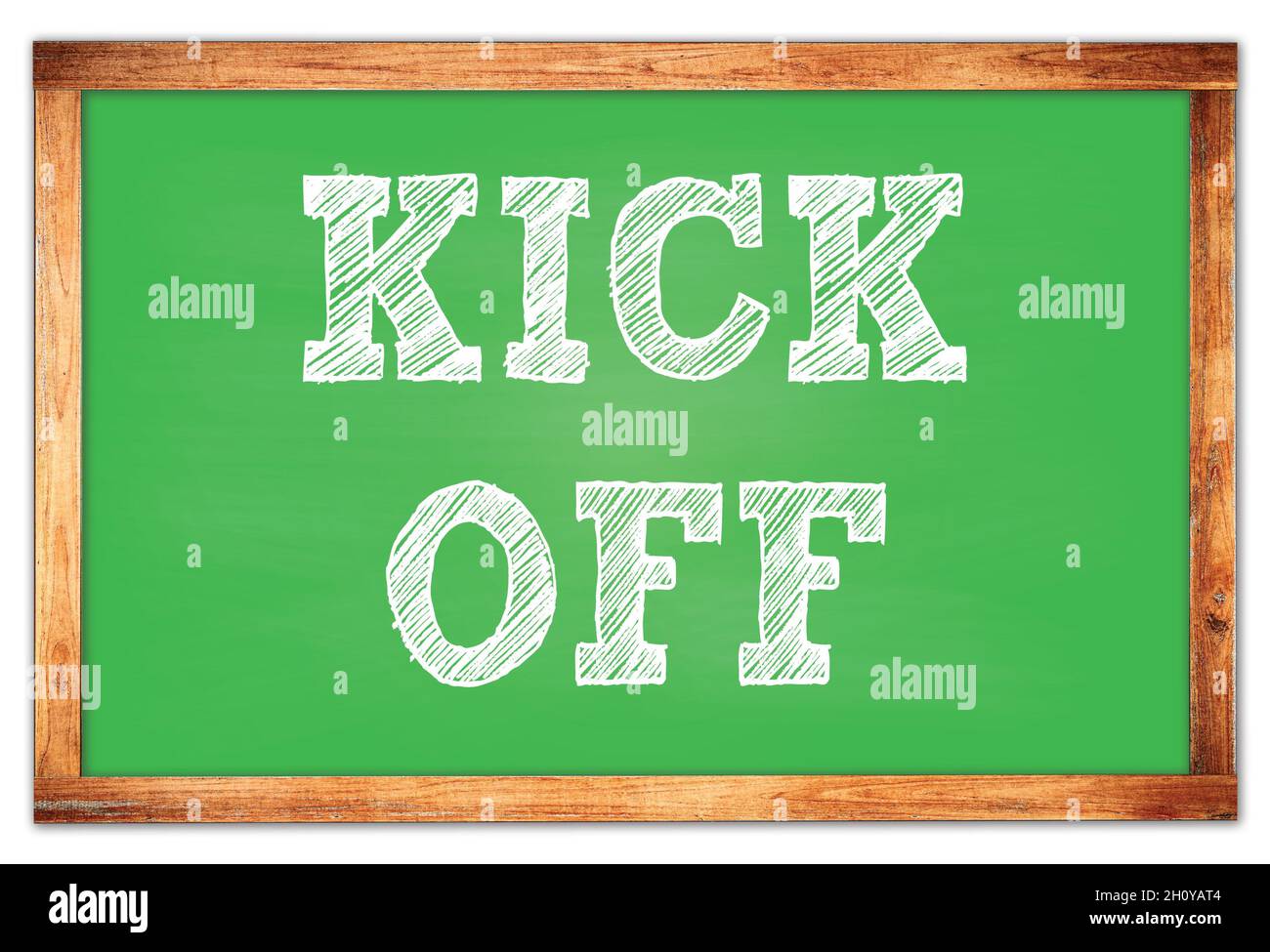 Kick off word Cut Out Stock Images & Pictures - Alamy