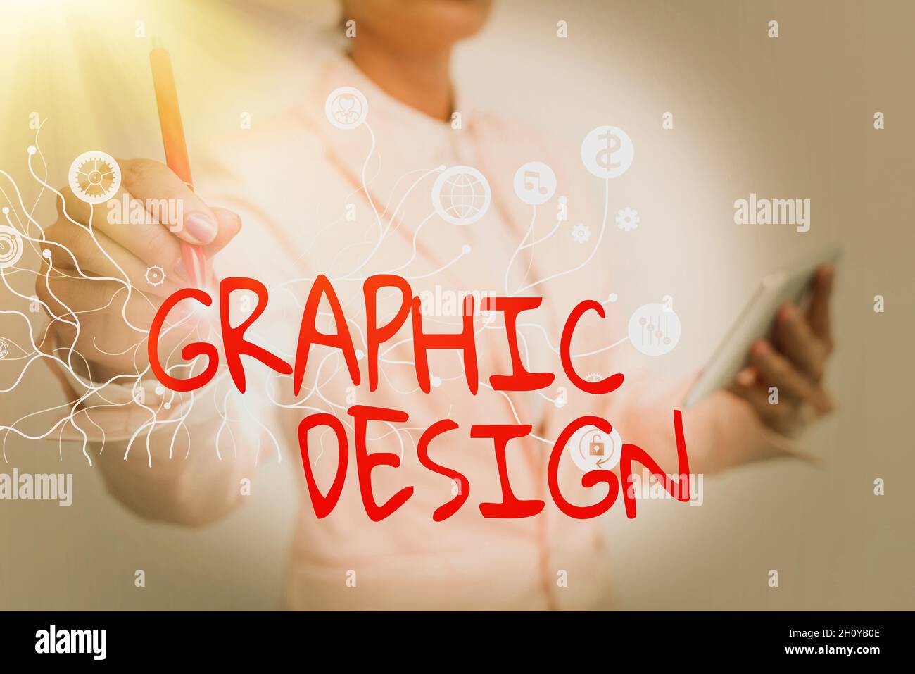 Inspiration showing sign Graphic Design. Word Written on art or skill ...