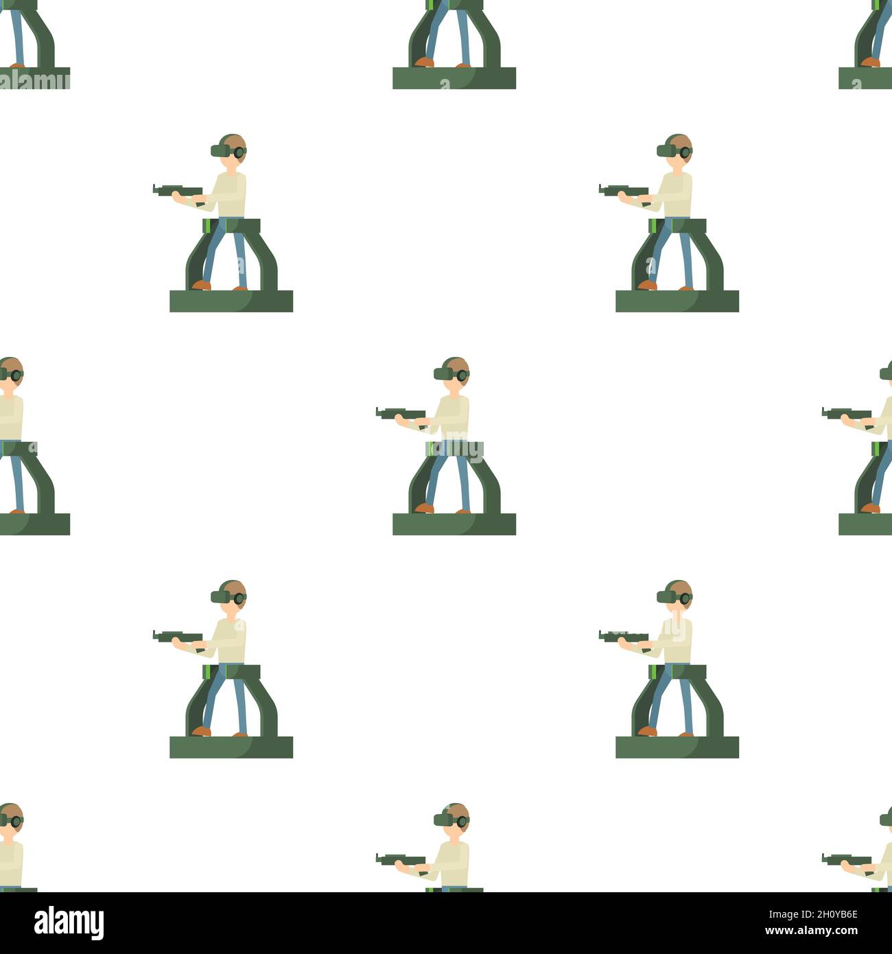 Game gun pattern seamless background texture repeat wallpaper geometric ...