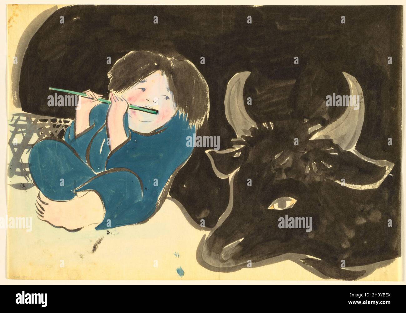 Flowers of a Hundred Worlds (Momoyogusa): Oxherd (Bokudo), 1909 ...