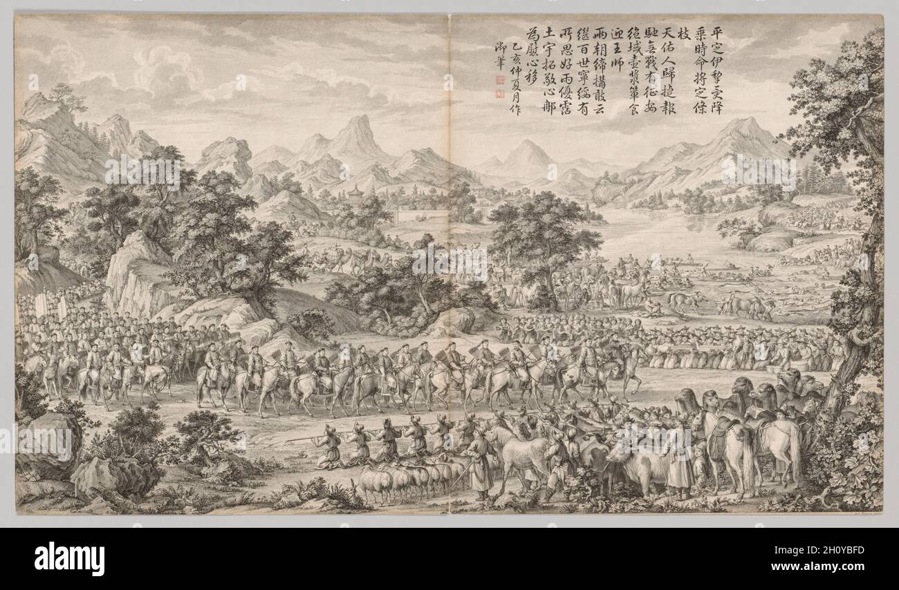 Receiving Surrender from the Eli: from Battle Scenes of the Quelling of ...