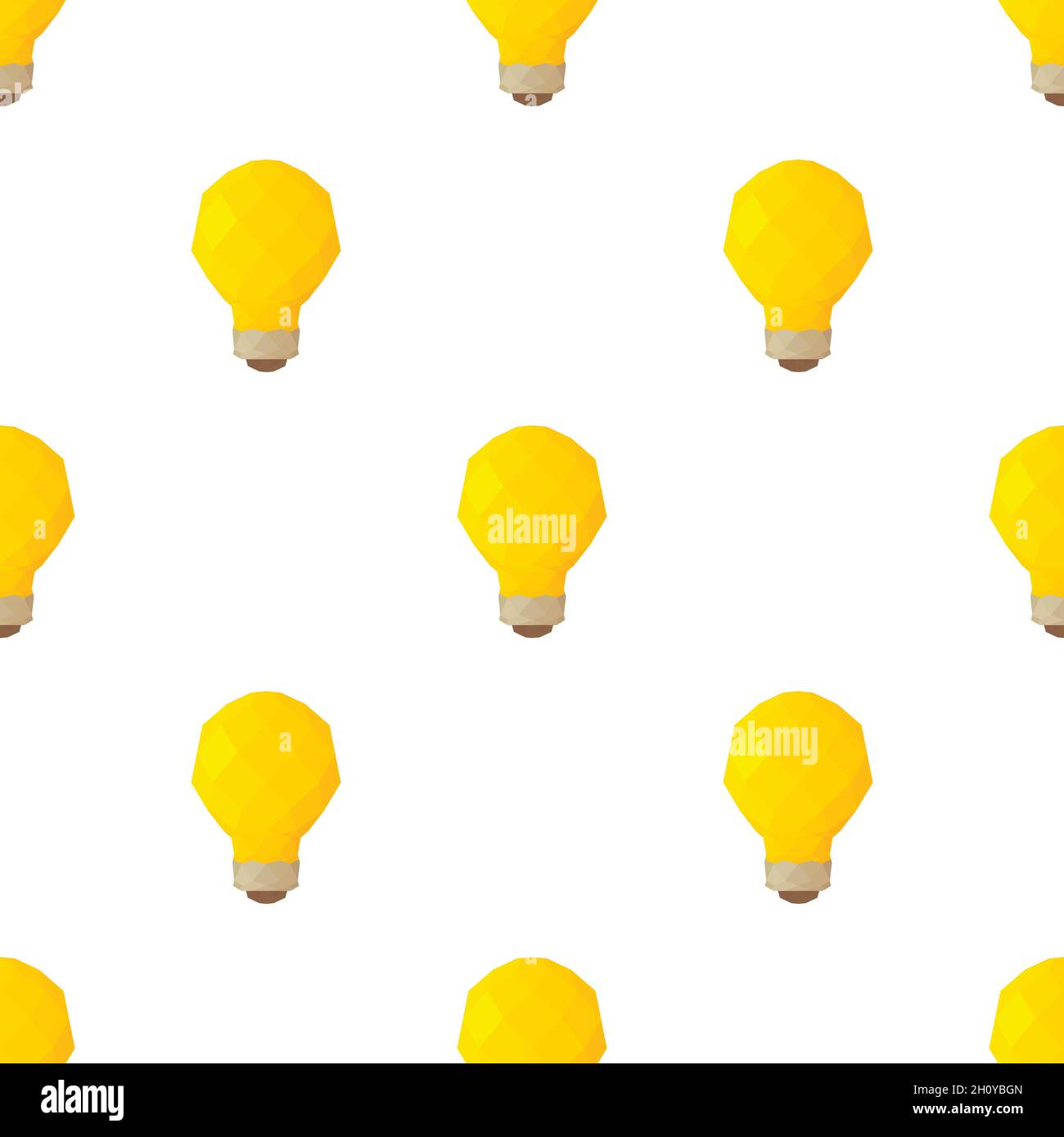Low poly light bulb pattern seamless background texture repeat ...