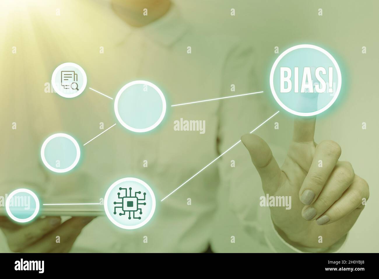 Text showing inspiration Bias. Internet Concept inclination or ...