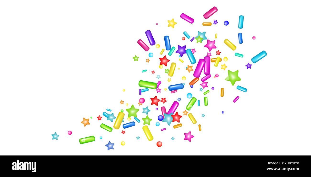 Sprinkle with grains of desserts. Abstract pattern with realistic ...