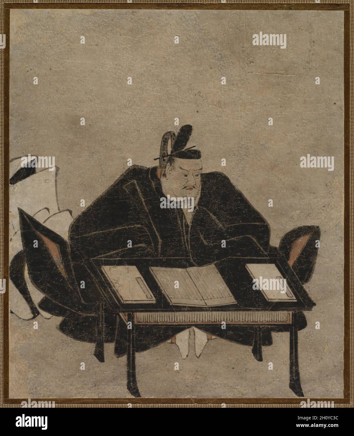 Seated Official, 1700s. Japan, Edo period (1615-1868). Album painting ...