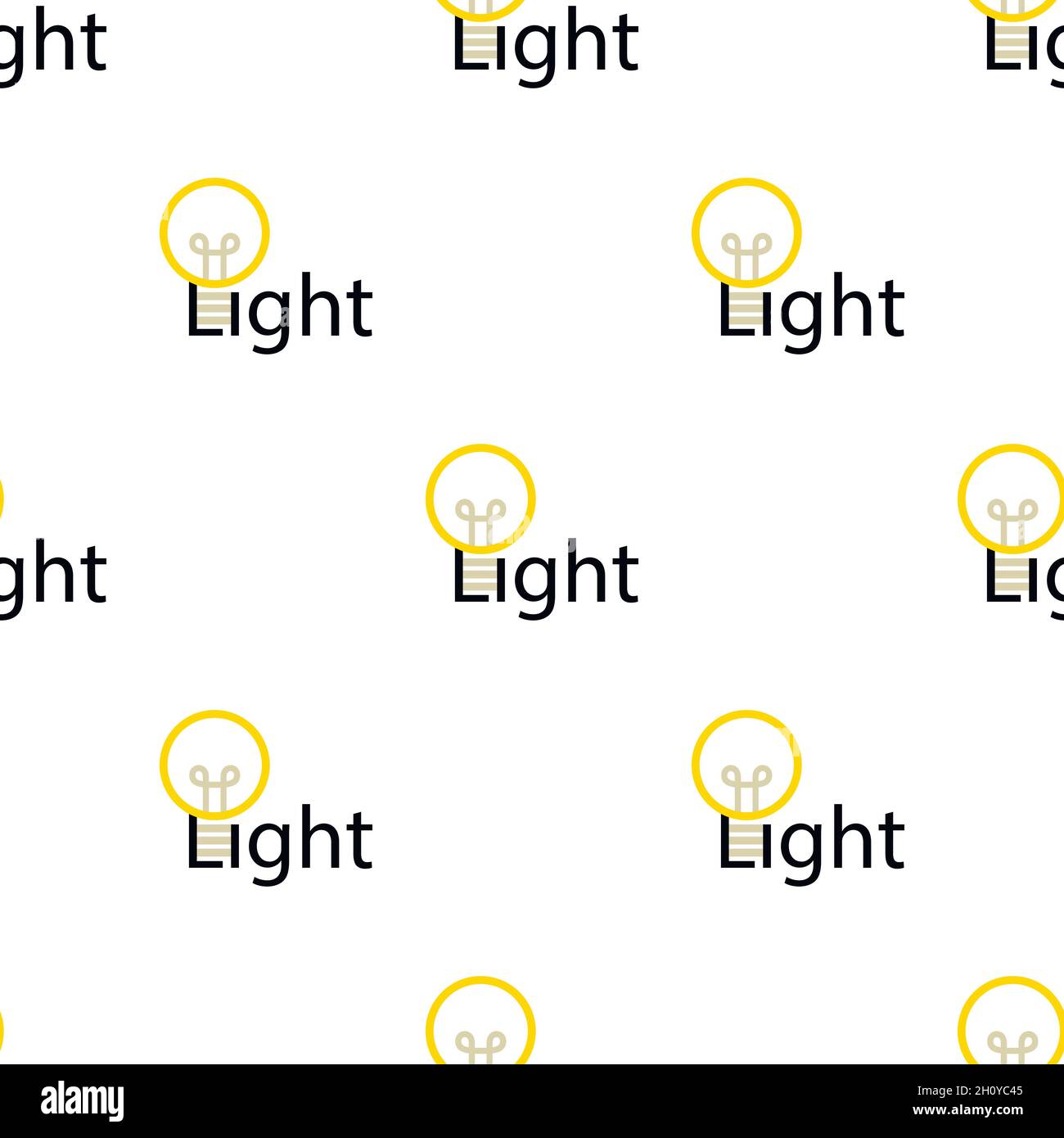Word light with lamp pattern seamless background texture repeat ...
