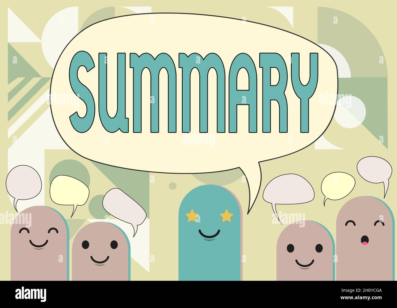 Text caption presenting Summary. Business concept brief statement or ... Text caption presenting Summary. Business concept brief statement or ...