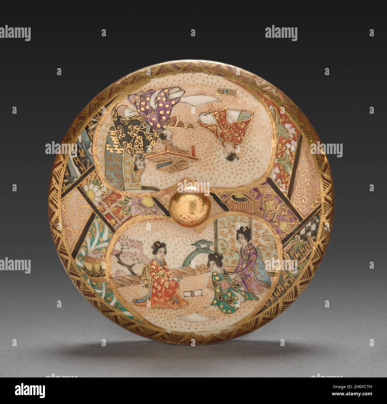 Covered Dish (lid), early 1900s. Japan, Meiji period (1868-1912 ...