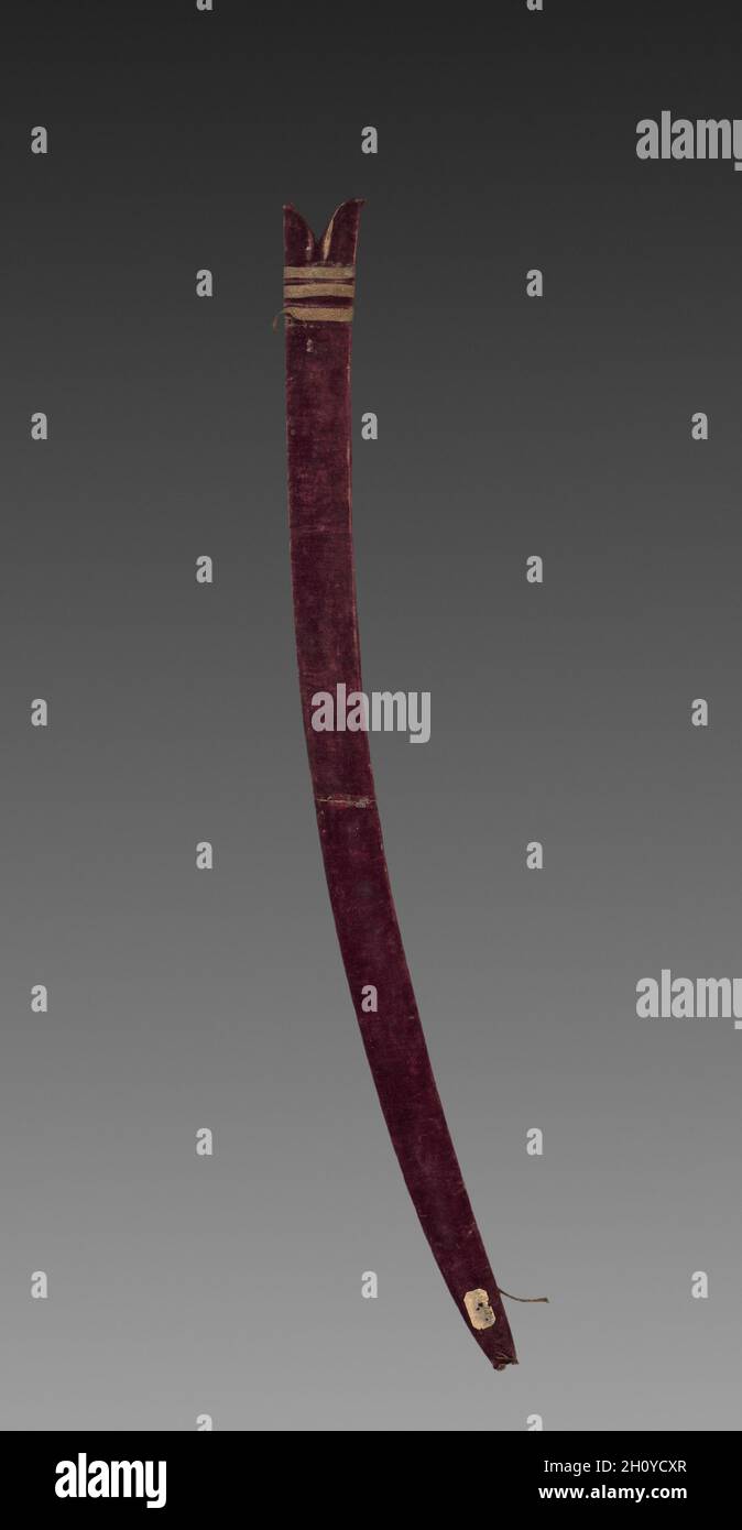 Tulwar Sword (case), 1700s. India, probably Deccan. Wood scabbard with ...