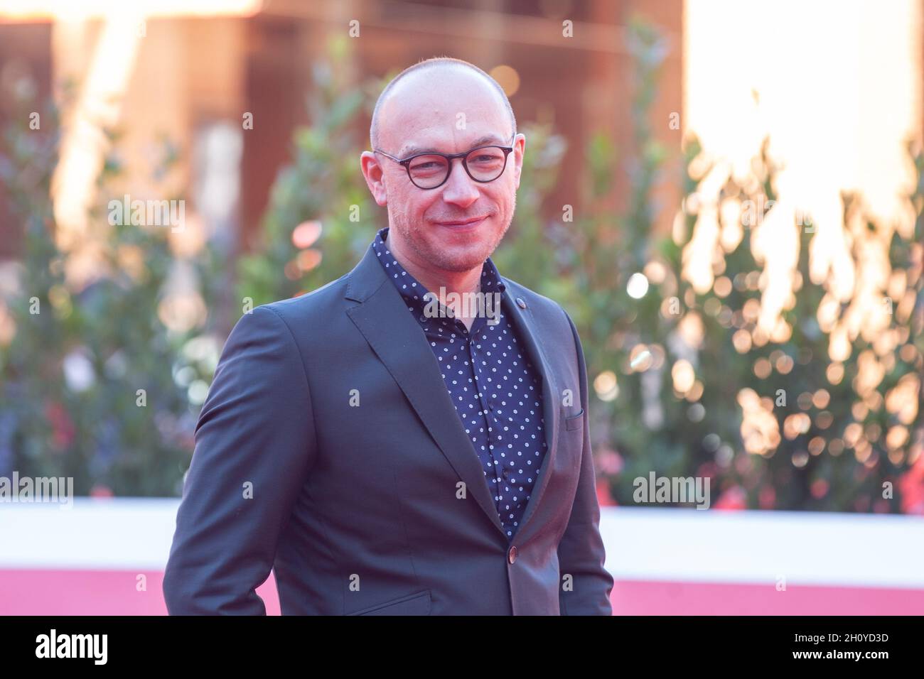 Roma, Italy. 15th Oct, 2021. Christophe Hermans attends the red carpet ...