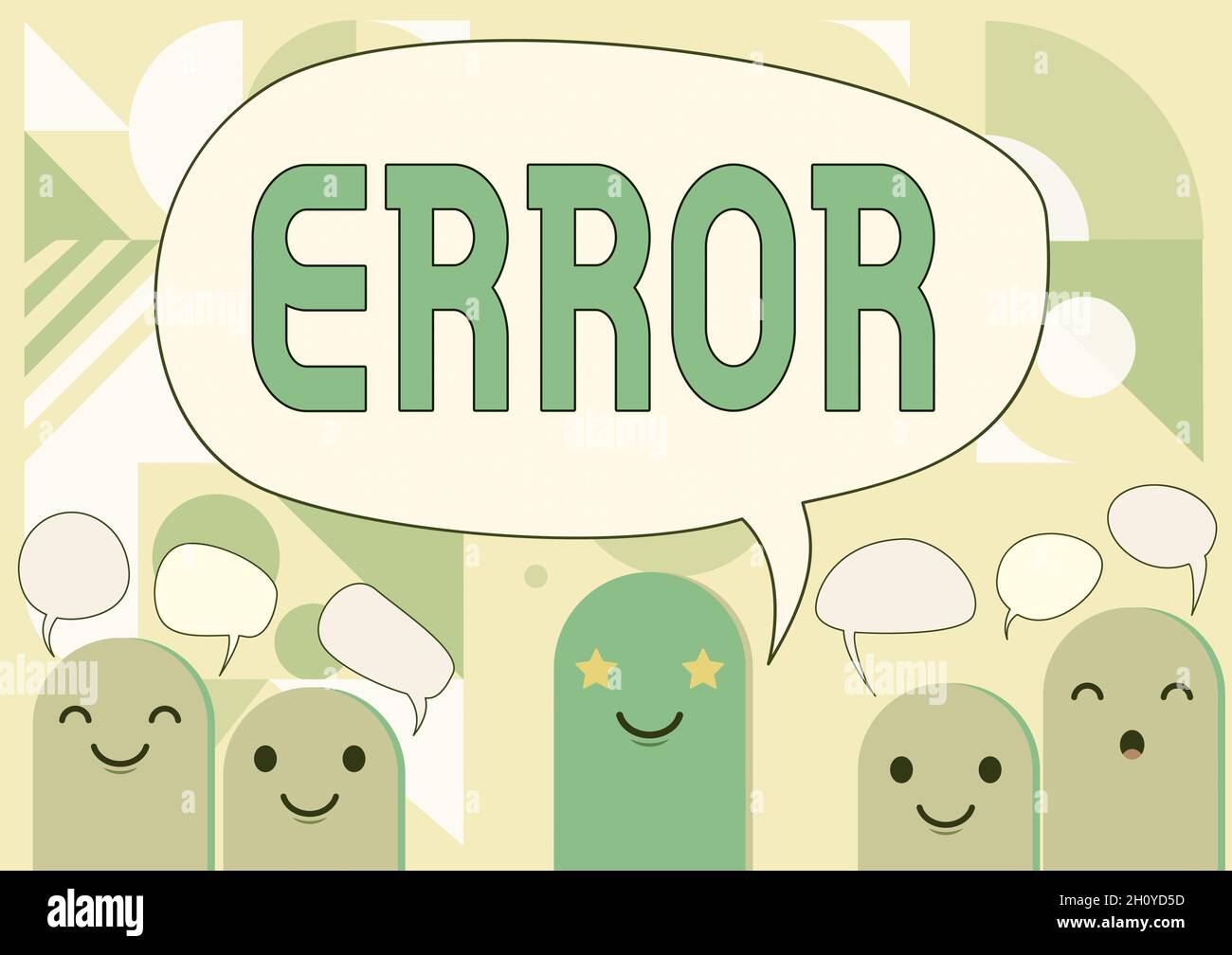 Text caption presenting Error. Business showcase state or condition of ...