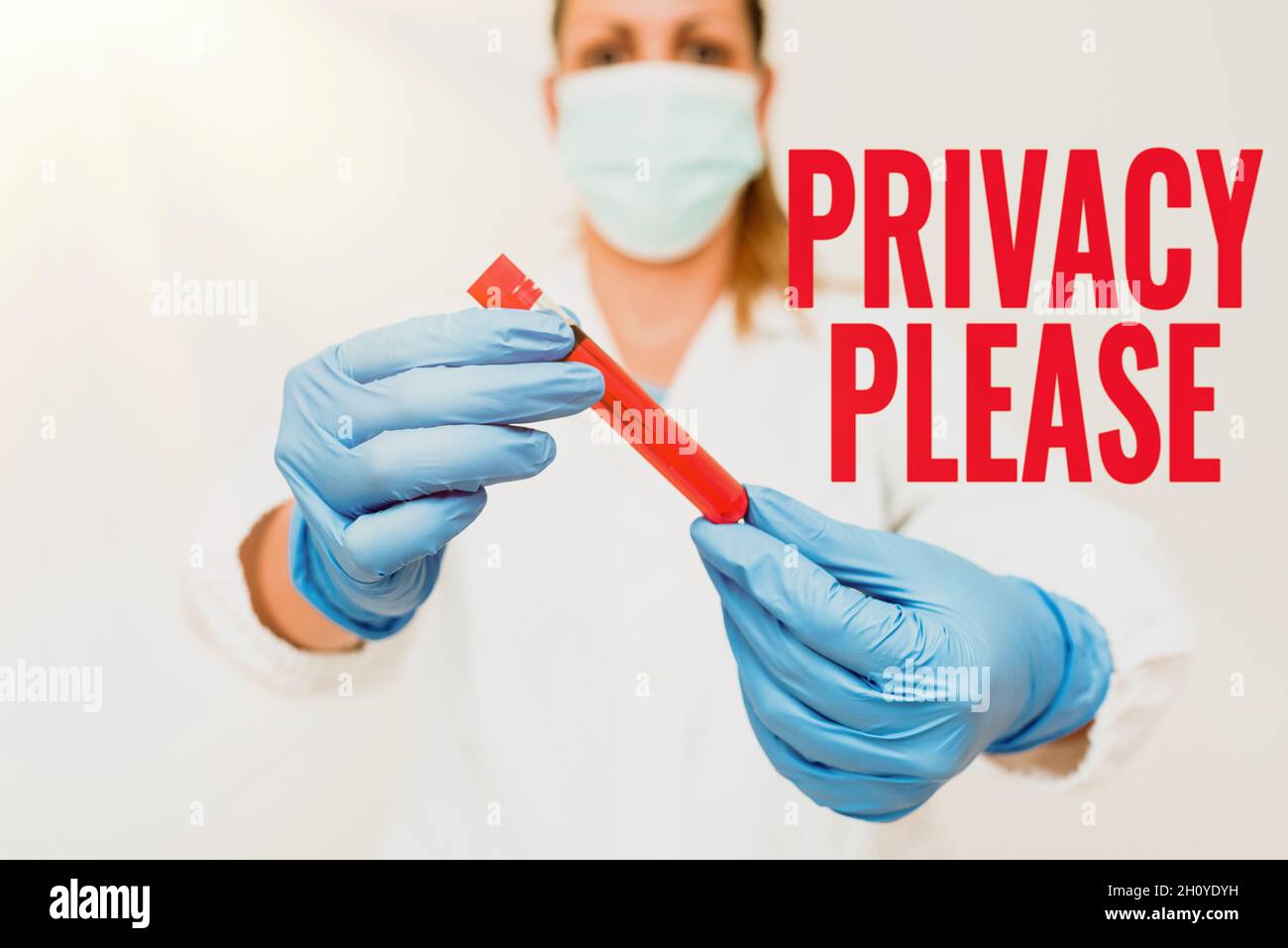 Writing displaying text Privacy Please. Word for asking someone to ...