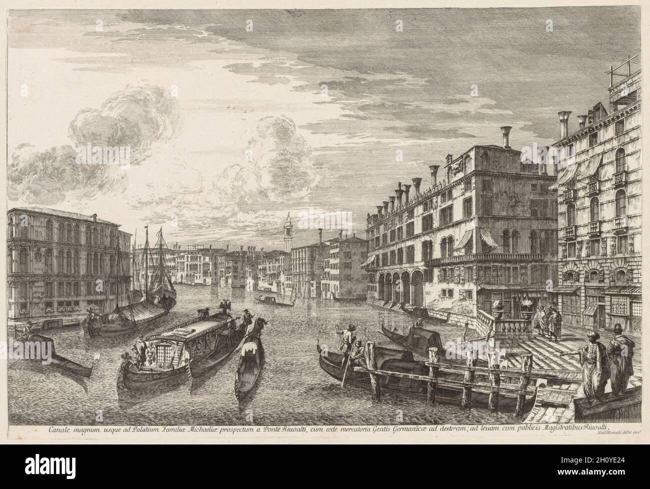 Views of Venice: Grand Canal, 1741. Michele Marieschi (Italian, 1710 ...
