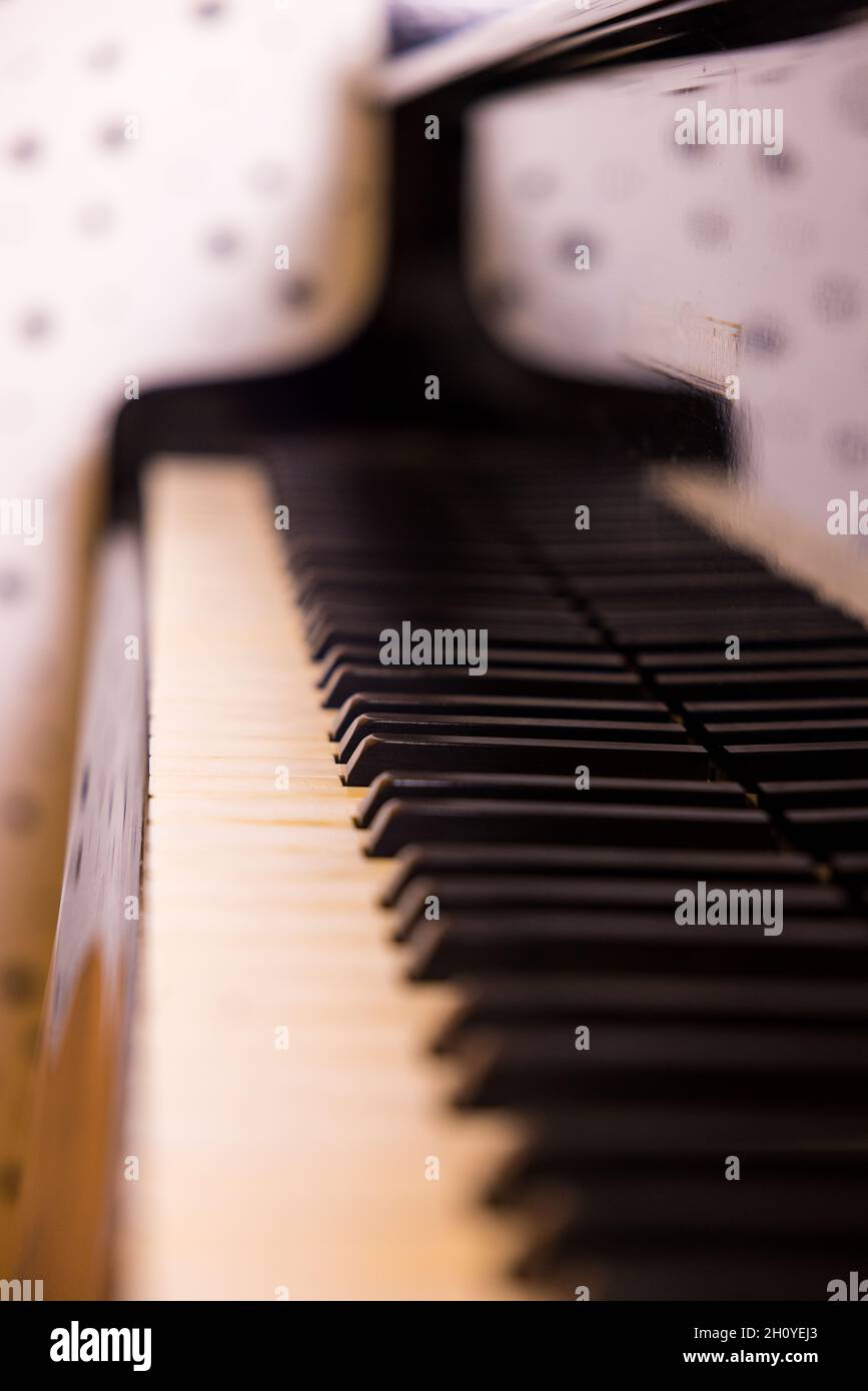 Piano in the recording studio Stock Photo - Alamy