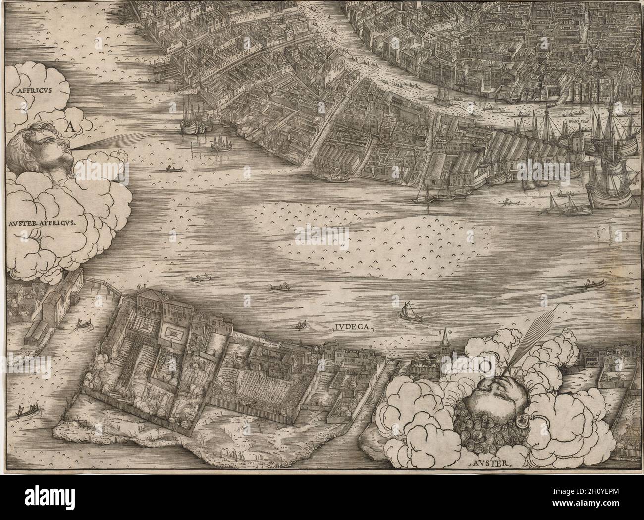 View of Venice, 1500. Jacopo de' Barbari (Italian, 1440/50-before 1515 ...